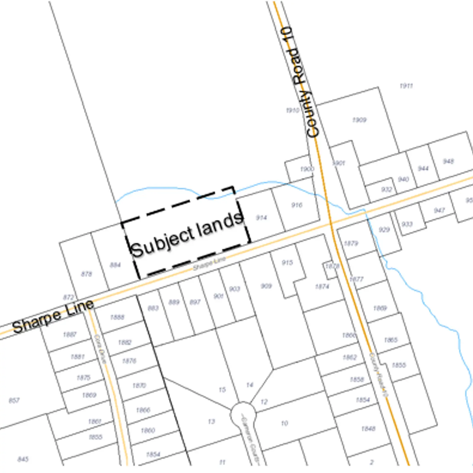 Notice of Complete Application for Plan of Subdivision - File #15T ...